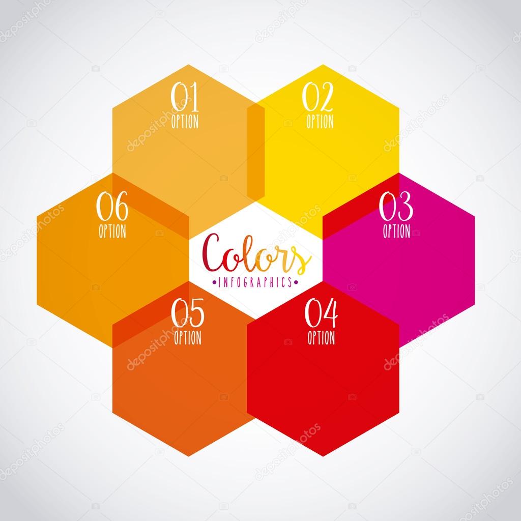 Infografías de colores Vector de stock #78559574 de ©yupiramos
