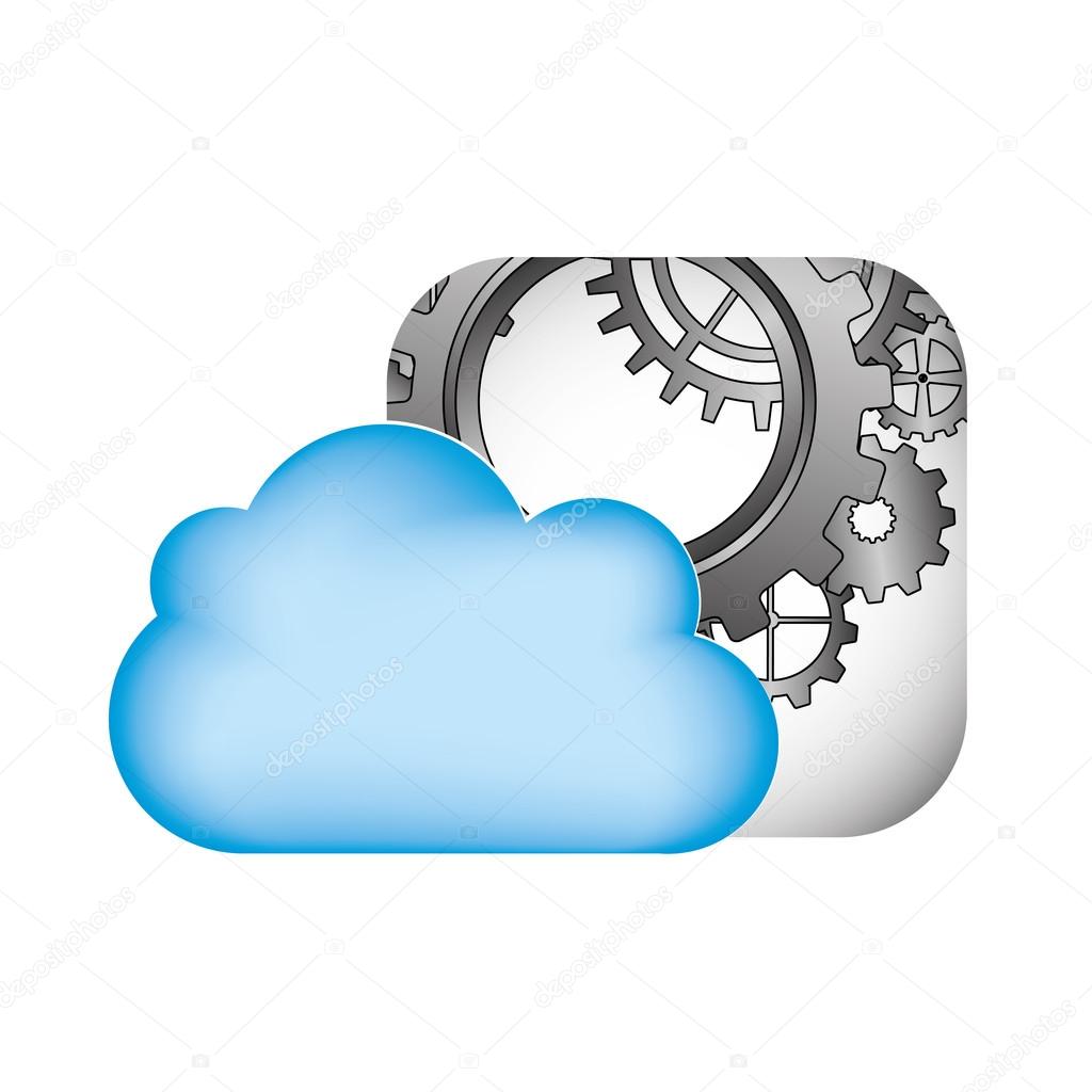 Cloud computing Stock Vector by ©yupiramos 78826660 Cloud computing Stock Vector by ©yupiramos 78826660