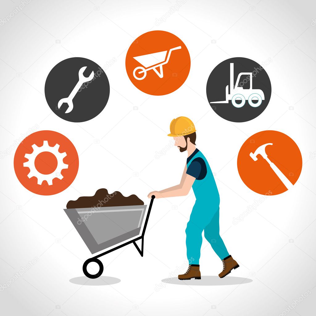 Under construction design. Stock Vector by ©yupiramos 79193262