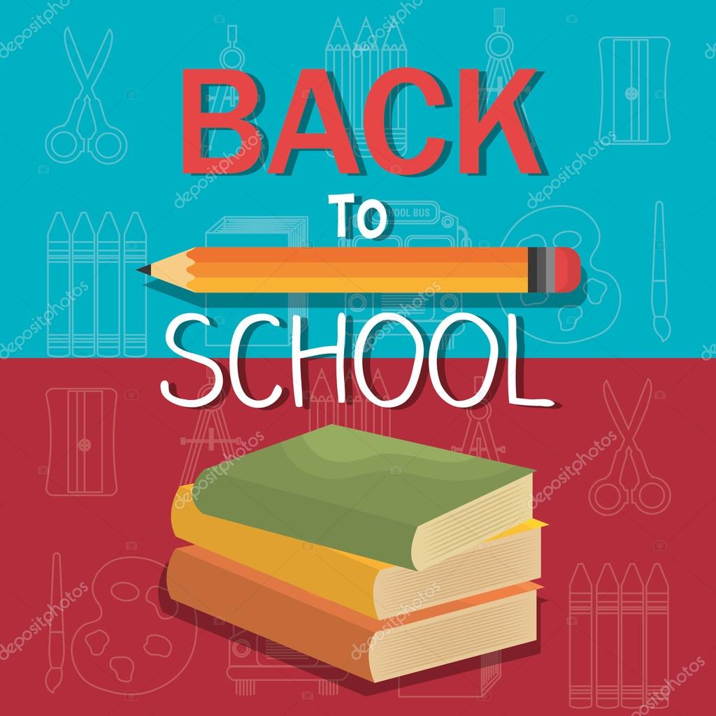 Back to school design. Stock Vector Image by ©yupiramos #79194680