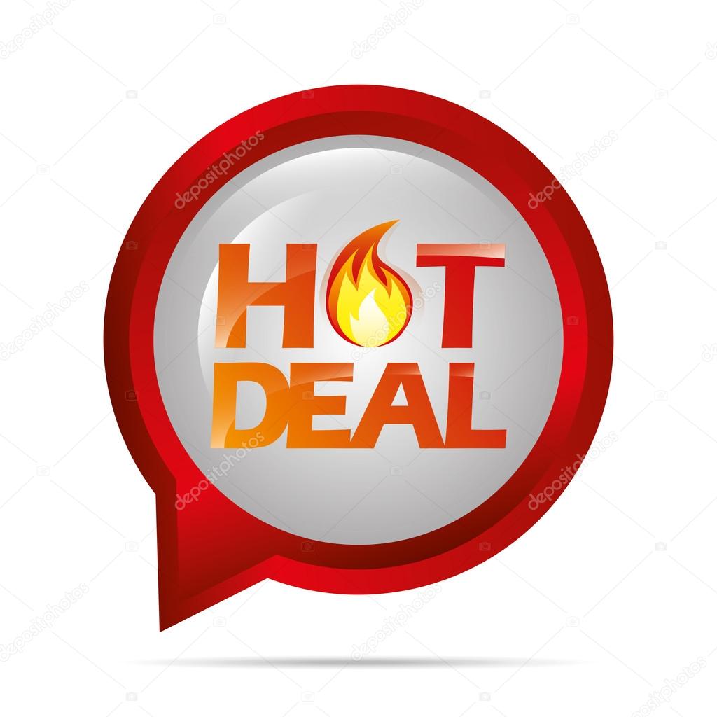 Hot deal, business design Stock Vector by ©yupiramos 80093224