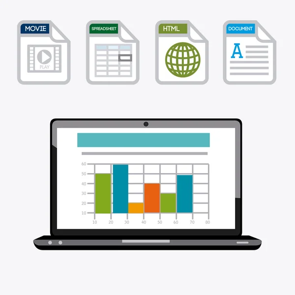 Spreadsheet digital design Stock Vector Image by ©yupiramos #81123786