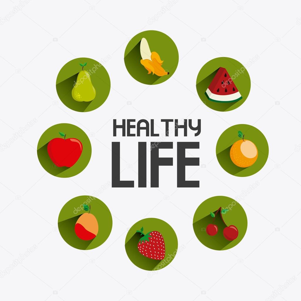 Healthy life design Stock Vector Image by ©yupiramos #81132888
