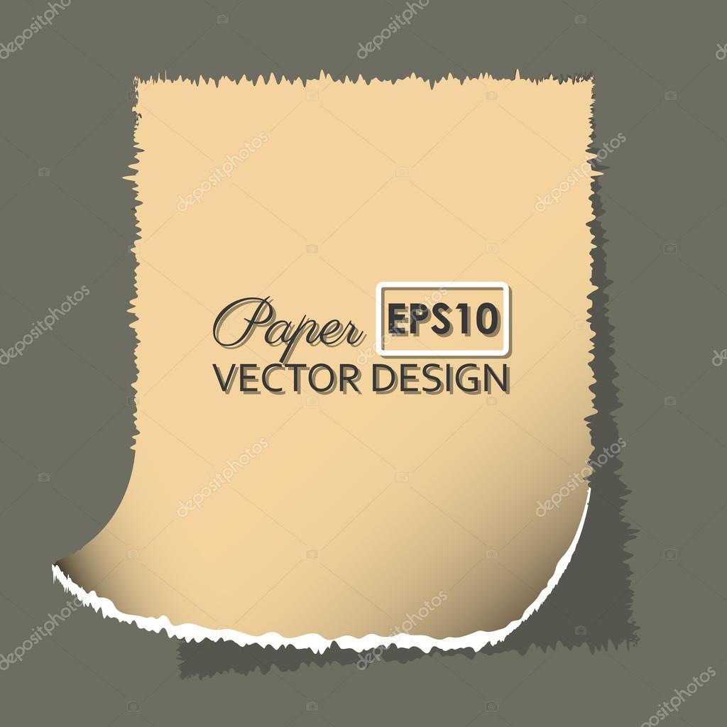 Paper sheet design. Stock Vector by ©yupiramos 81295472