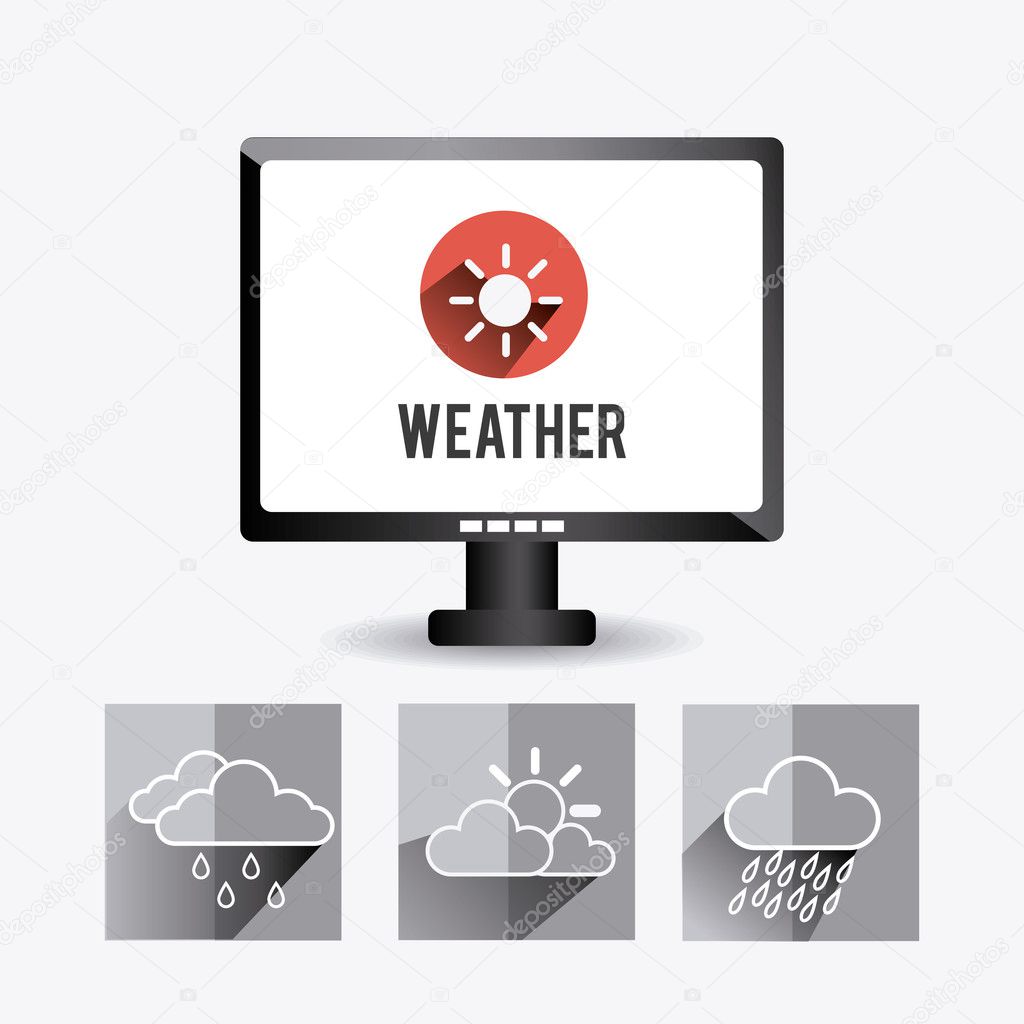 Weather mobile app design. Stock Vector by ©yupiramos 82173148