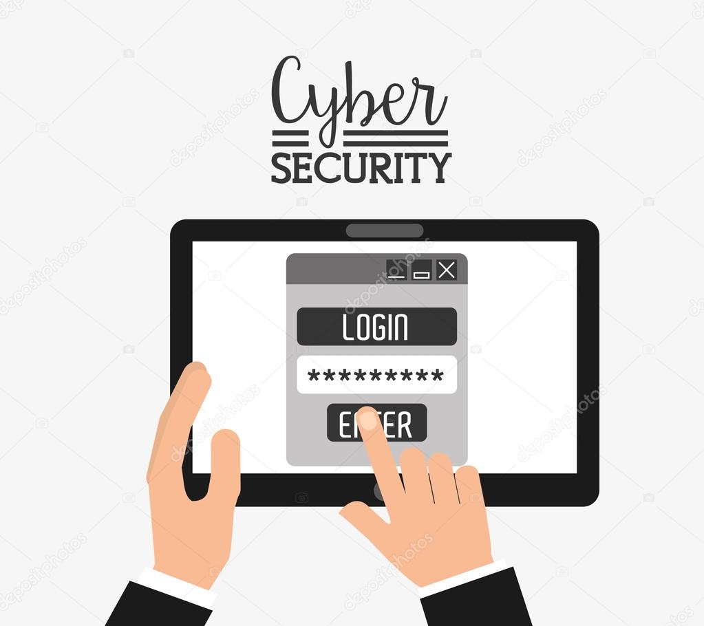 Siber Güvenlik Stock Vector by ©yupiramos 82199124