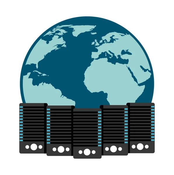 Data center design Stock Vector Image by ©yupiramos #82427586