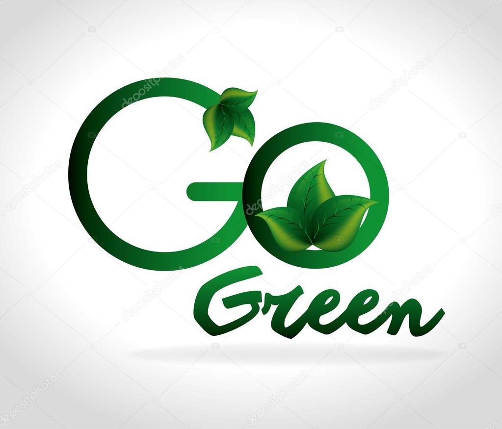 Go green design. Stock Vector by ©yupiramos 82536012