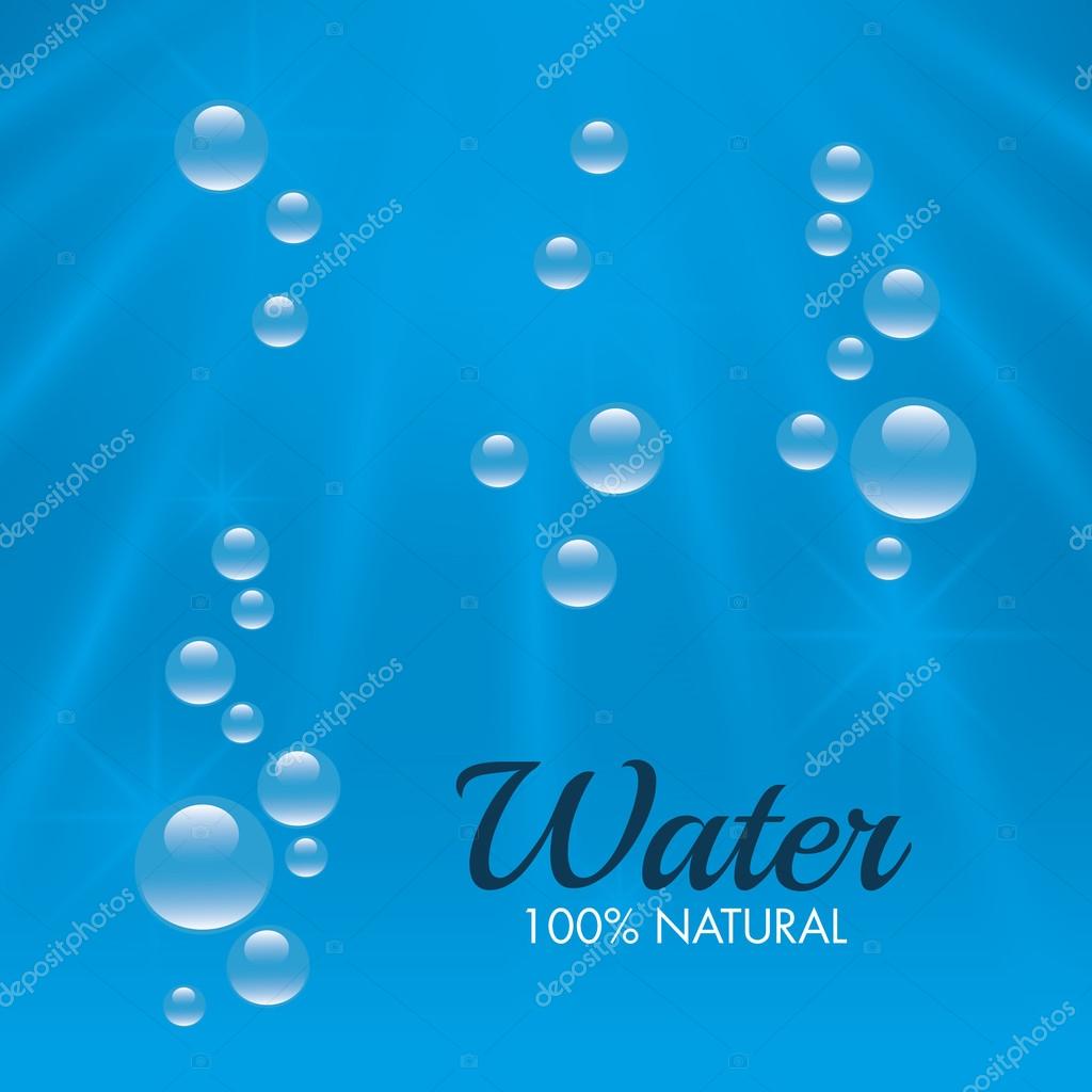Natural water design. Stock Vector Image by ©yupiramos #82631246