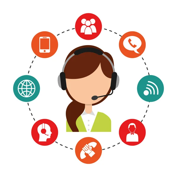 Customer service Stock Vector Image by ©yupiramos #82940918