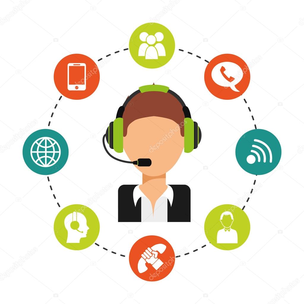 Servicio al cliente Stock Vector by ©yupiramos 82940918