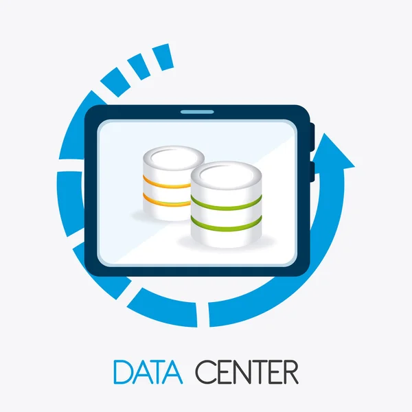 Database digital design. Stock Vector by ©yupiramos 83087684