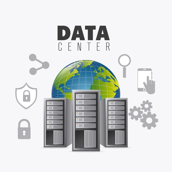 Database digital design. Stock Vector by ©yupiramos 83087714