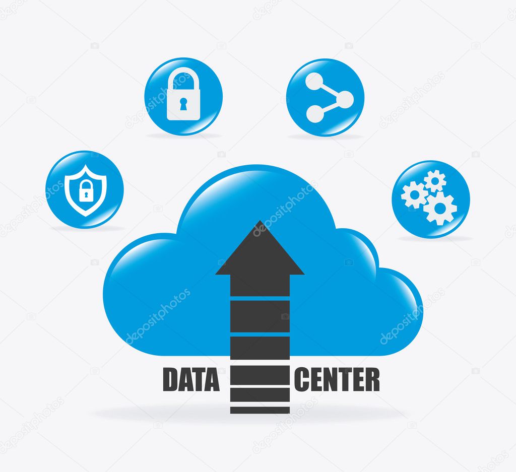 Database digital design. Stock Vector by ©yupiramos 83087714