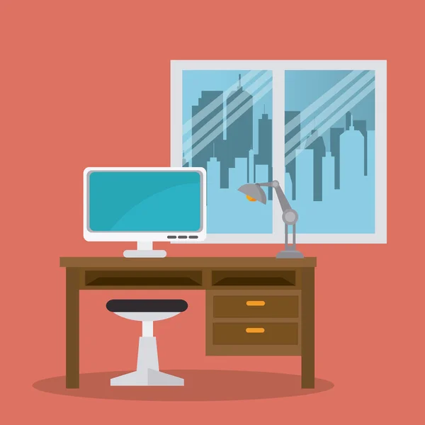 10,136,506 Office setup cartoon Vector Images | Depositphotos