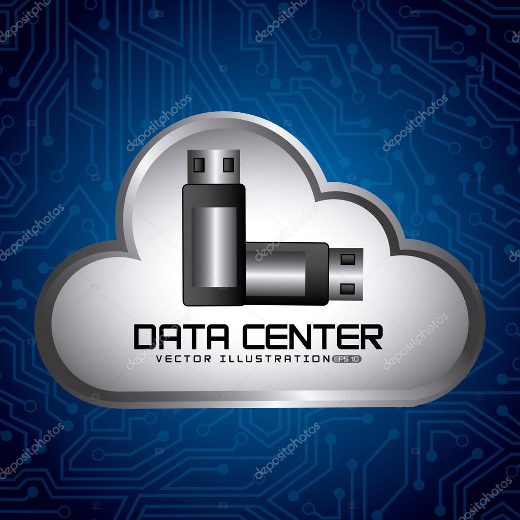 Data center design Stock Vector by ©yupiramos 83532638
