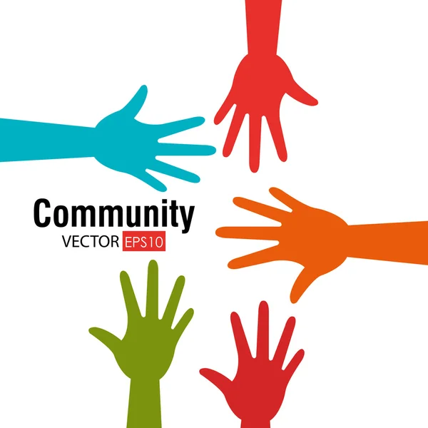 Hands with hearts Stock Vector Image by ©yupiramos #11965140