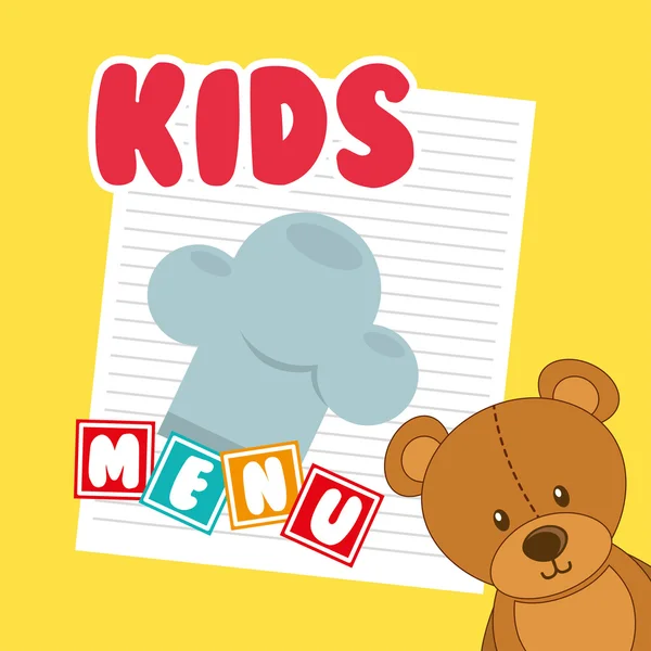 Kids menu design Stock Vector by ©yupiramos 94116526
