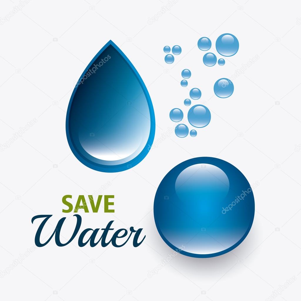 Save water design. Stock Vector by ©yupiramos 84626512