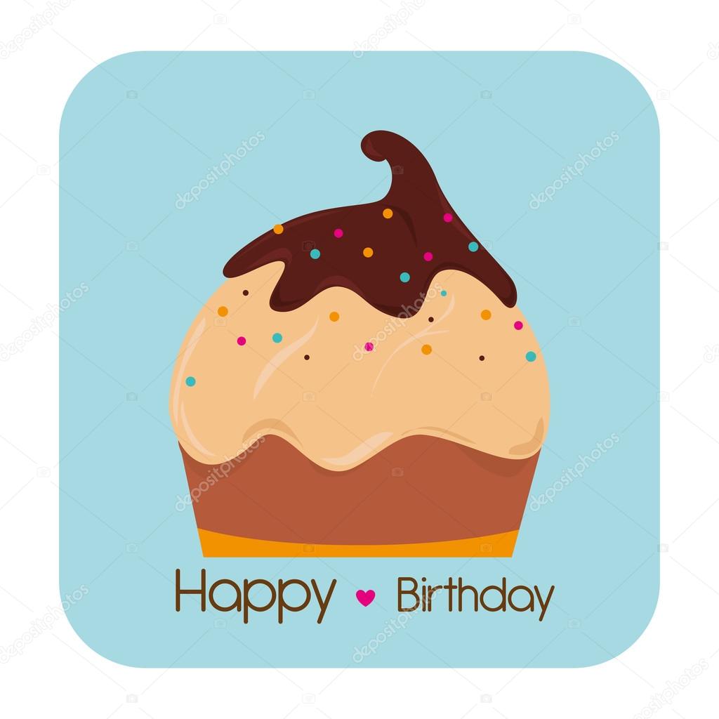 Happy birthday card design. Stock Vector by ©yupiramos 85390250