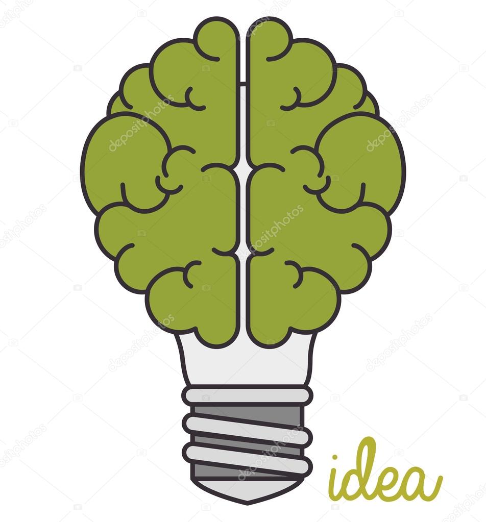 The best idea design Stock Vector by ©yupiramos 85406556