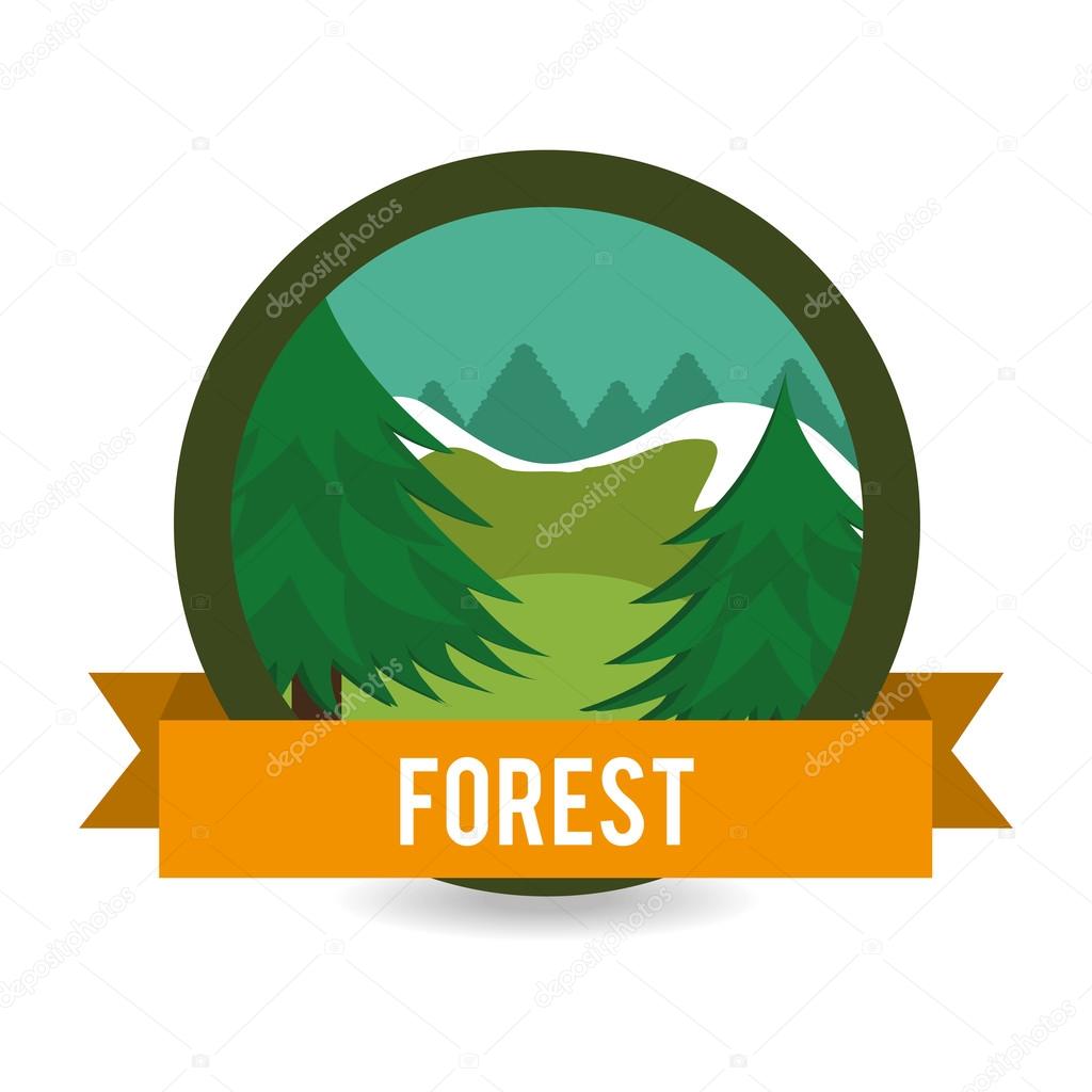Parques naturales y paisaje forestales Vector de stock por ©yupiramos ...
