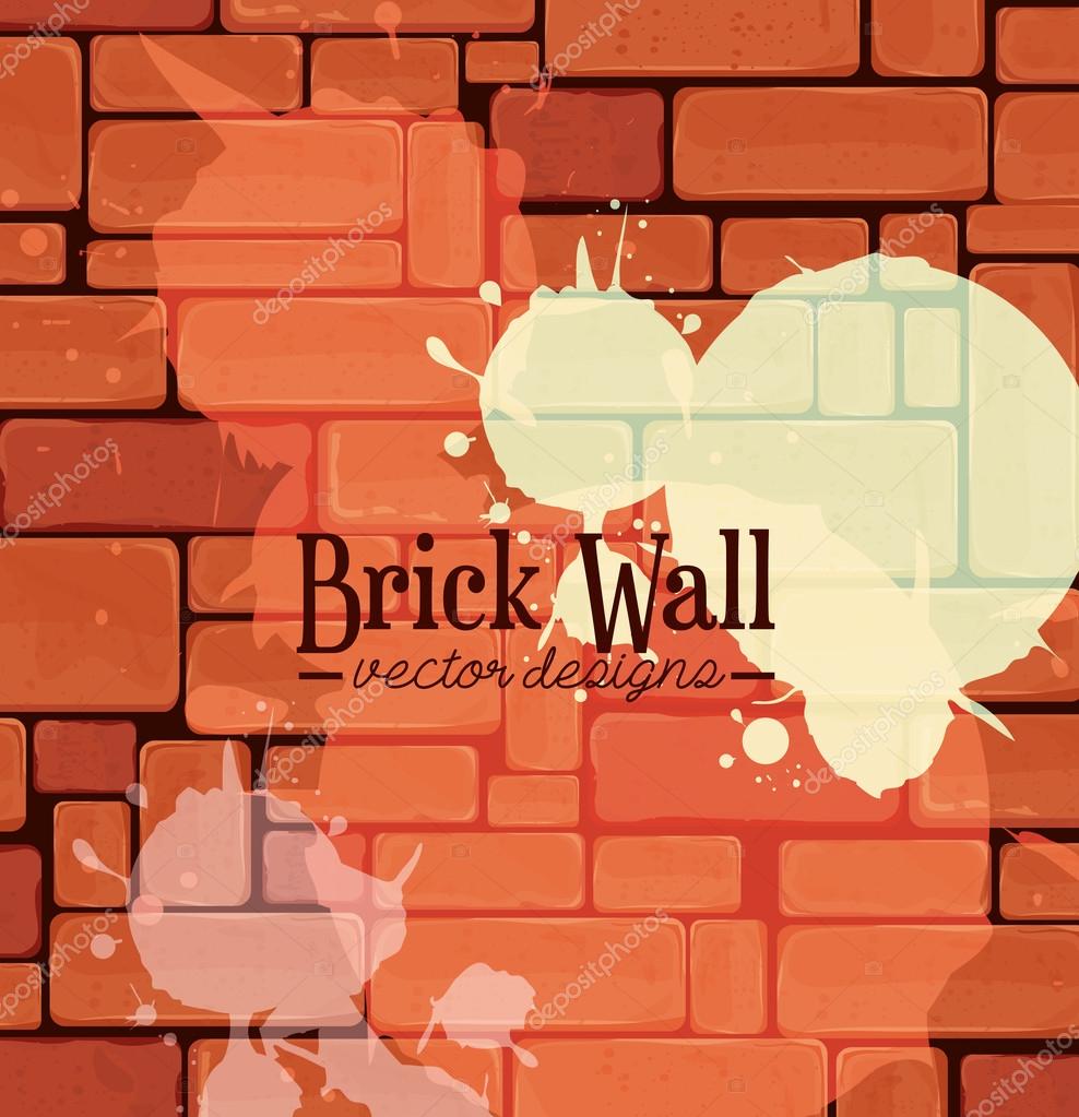Brick wall design. Stock Vector by ©yupiramos #88844192