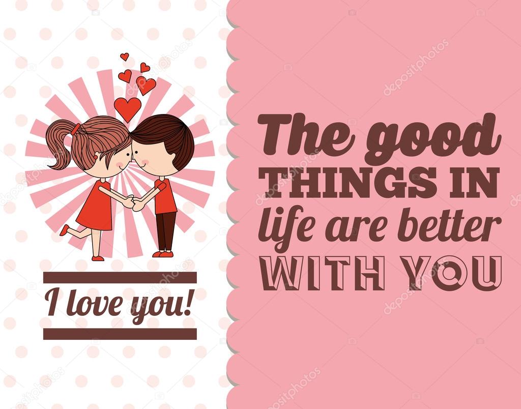 Love card design — Stock Vector © yupiramos #91636154