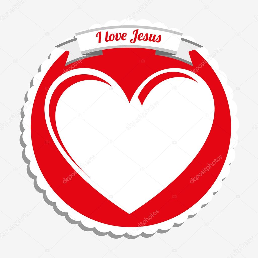 I love jesus design Stock Vector Image by ©yupiramos #91746932