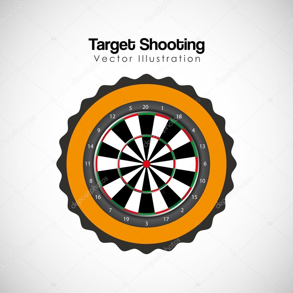 Target shooting design Stock Vector Image by ©yupiramos #92285252