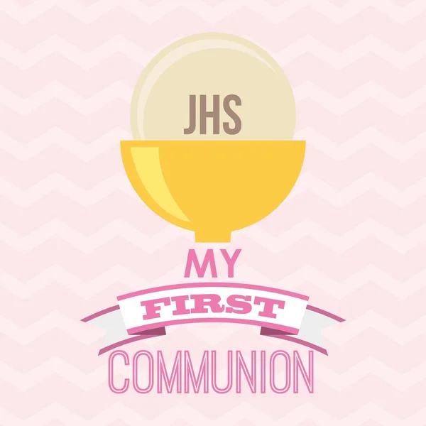 My first communion — Stock Vector © yupiramos #61595765