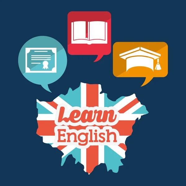 Learn english design Stock Vector by ©yupiramos 94869450