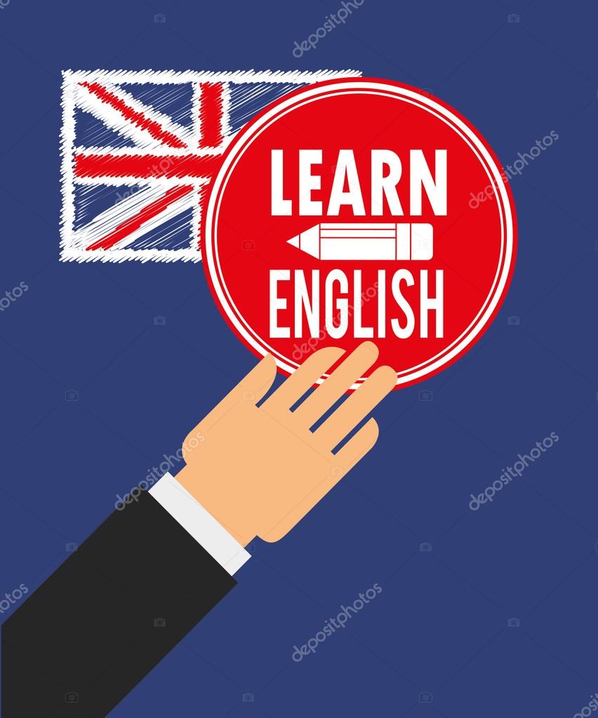 Learn english design Stock Vector by ©yupiramos 94288976