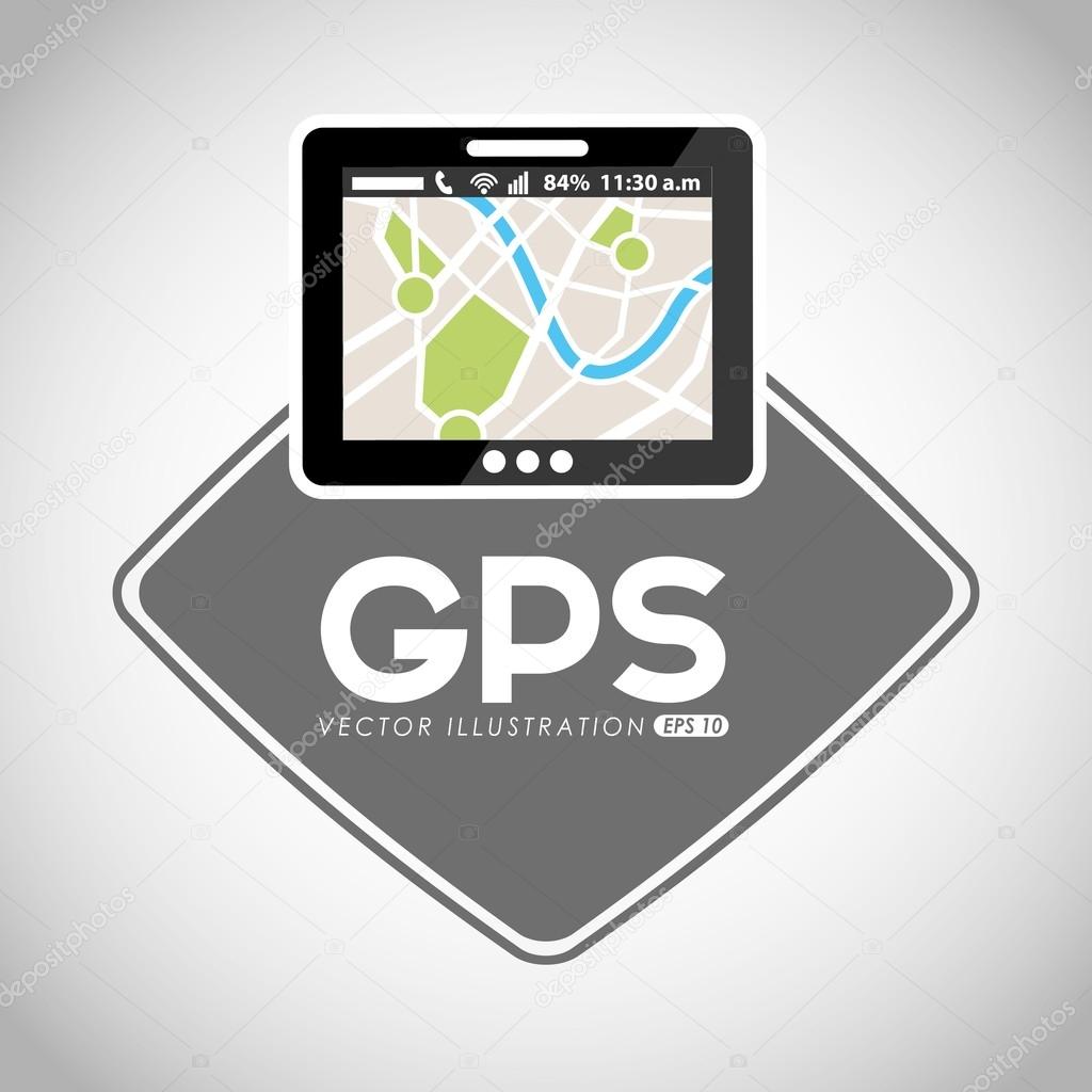 Gps service design Stock Vector by ©yupiramos 94852534