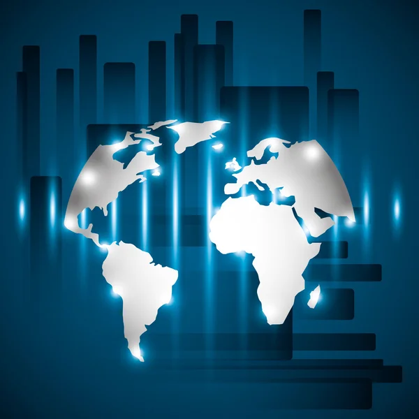 Tech world design Stock Vector by ©yupiramos 97263082