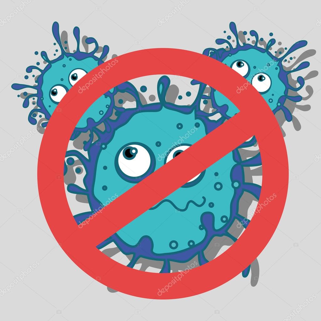 No Germs Cartoon Bacteria Cartoon Hi Res Stock Photography And Images