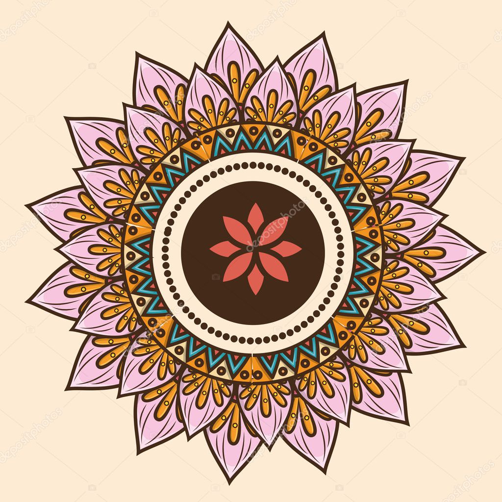 Bohemian background design Stock Vector Image by ©yupiramos #98674490