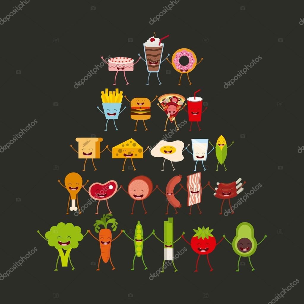 Food character design — Stock Vector © yupiramos #98923602