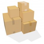 Brown Shipping Boxes Stock Vector Image by ©zager #23531757