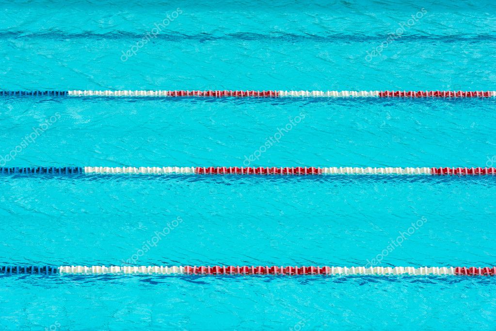 Clear transparent swimming pool — Stock Photo © dvoevnore #88661482