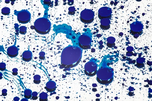 Blue Paint Ink Splatter