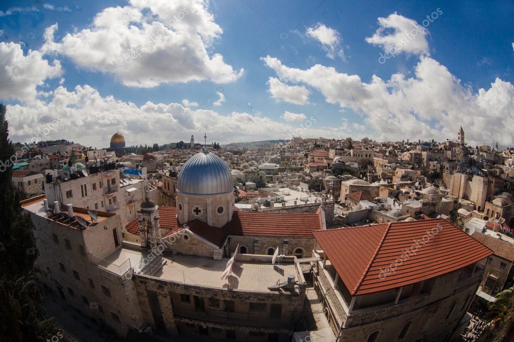 Landmarks of Jerusalem Old City — Stock Photo © Alexandra Lande #59435541