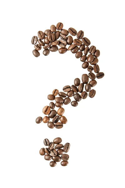 Question mark made of coffee beans Stock Photo by ©kozzi2 18420185