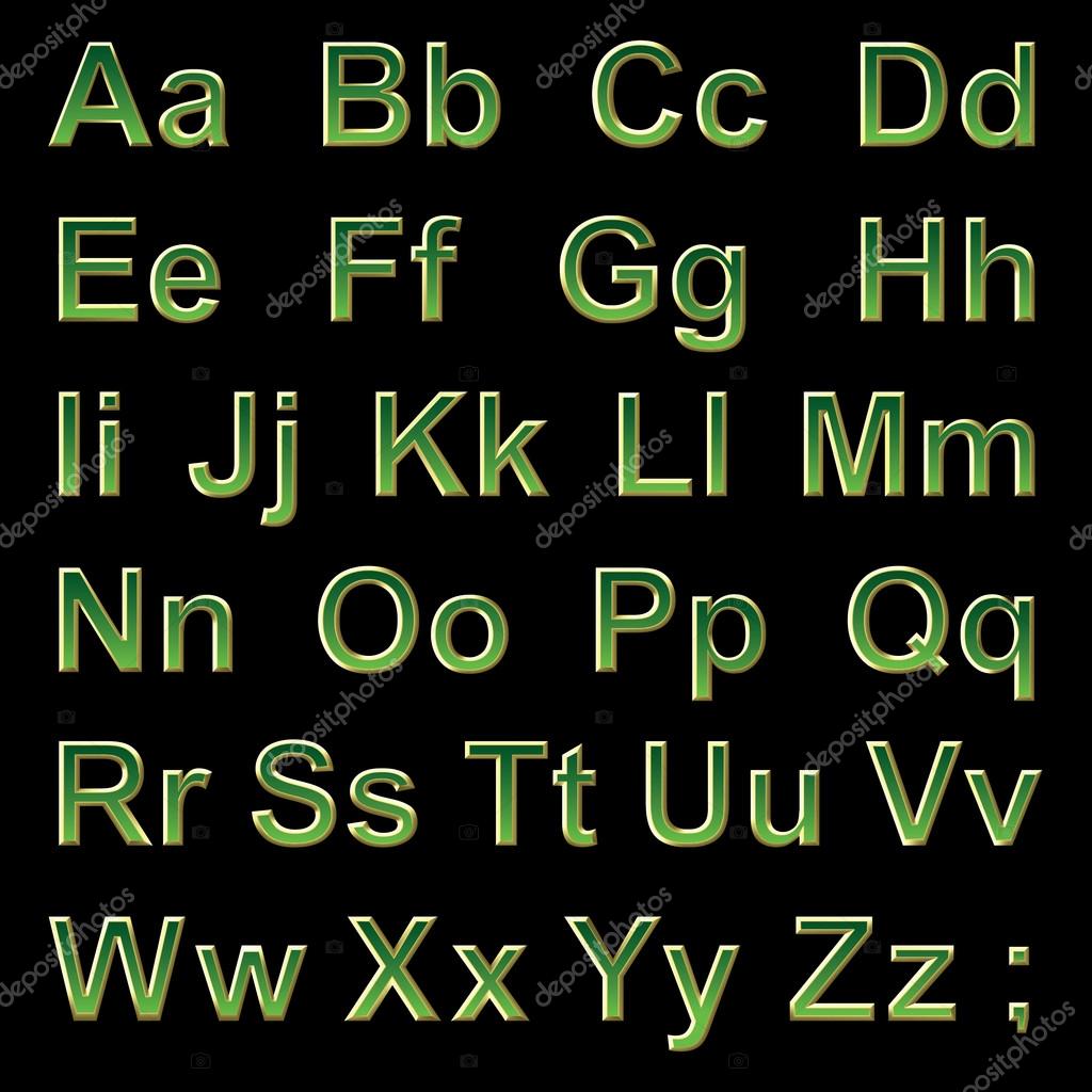 Alphabet pseudo 3d letters Stock Vector by ©lembit 99609518