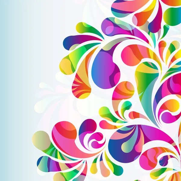 Colorful background with drops Stock Vector by ©OlgaYakovenko 3230603
