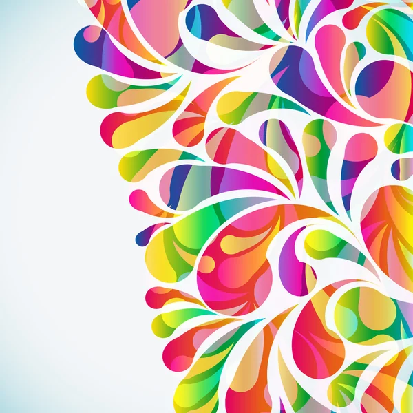 Abstract colorful arc-drop background. Vector. Stock Vector Image by ...