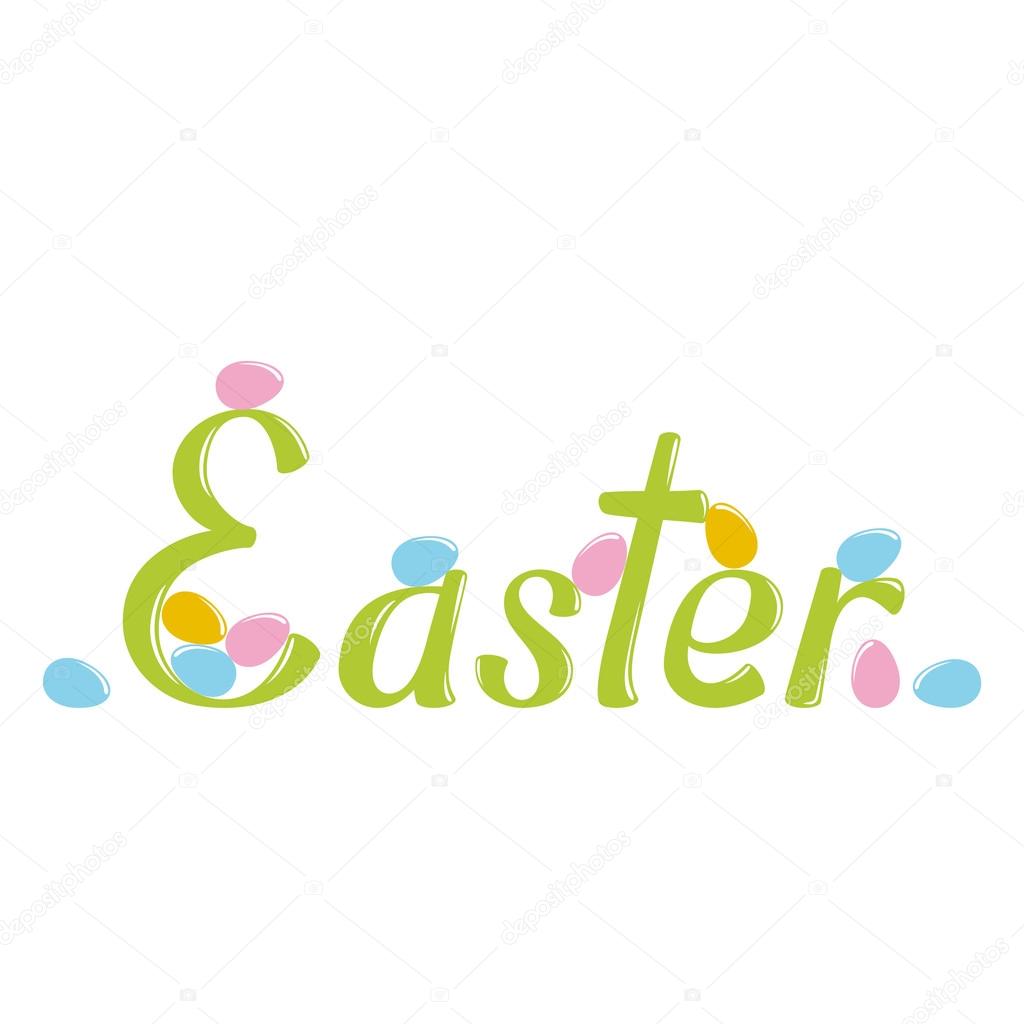 Easter vector lettering Stock Vector by ©nordfox 102063176