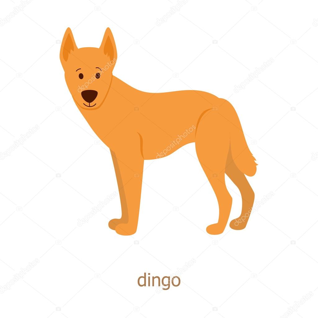 Dingo Animal Cartoon Colored Clipart Illustration Stock, 51% OFF