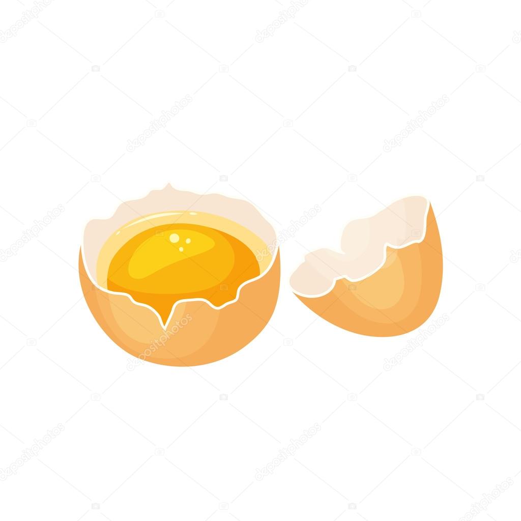 Cartoon Egg Yolk
