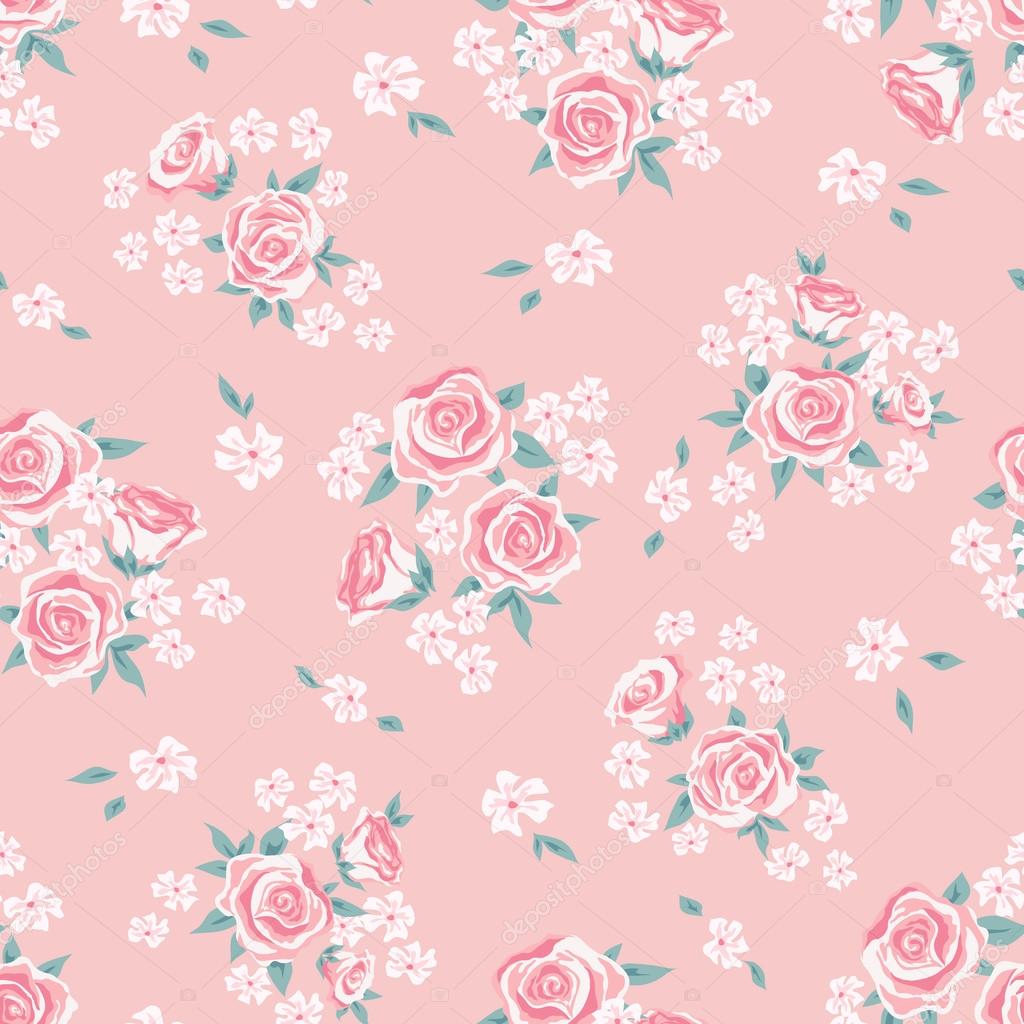 Rose seamless pattern Stock Vector Image by ©nordfox #113263470